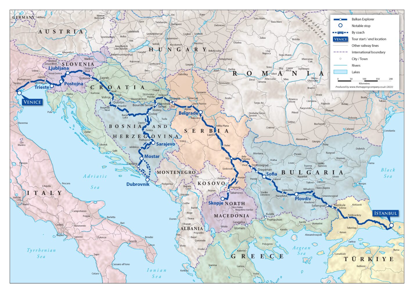 Balkan Explorer: Venice-Istanbul aboard the Danube Express