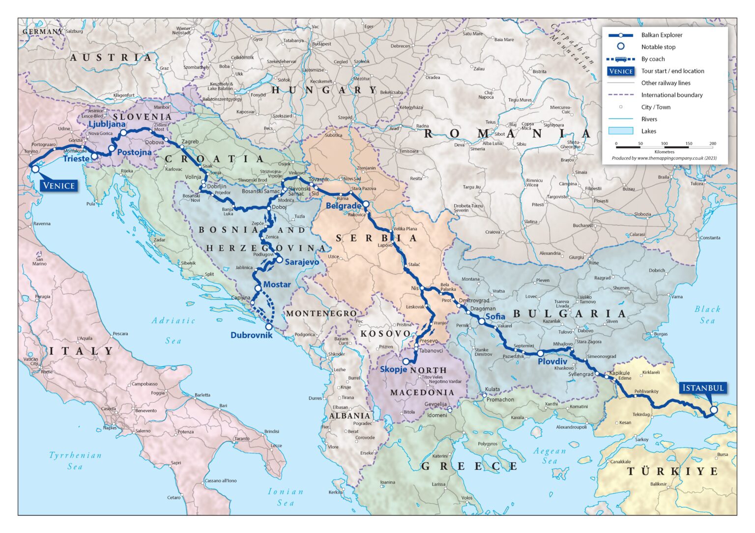 Balkan Explorer: Venice-Istanbul aboard the Danube Express